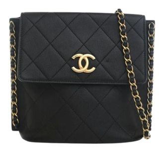 Chanel Sac bandouli&egrave;re matelass&eacute; Pre-owned - Femme - Pre-owned - Noir - Taille: ONE Size