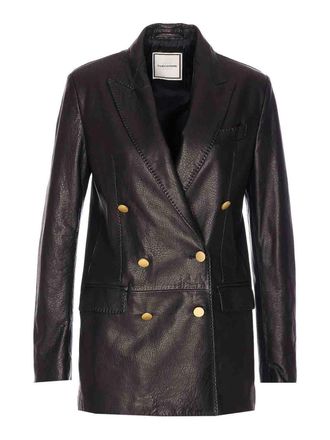 Tagliatore Lederjacke - Schwarz