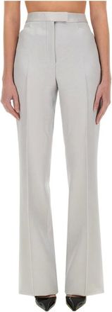 Tom Ford Femme, Pantalons, Gris, Taille: 38 FR Pantalon &Eacute;vas&eacute; Taille Haute