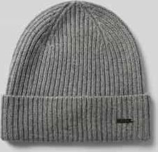 Joop Strickmütze aus Kaschmir mit Label-Detail Modell FENOL