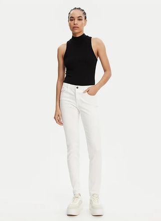 A|X Armani Exchange Womens Essential, 5 Pockets, Tonal Patch Logo,Jeans,White,31