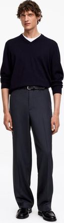 Arket Lockere Wollhose -Blau
