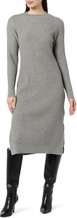 The Drop Renata Rib Midi Dress Robes, Givré chiné, S