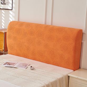 Generic Elastischer Flanellbezug mit Bettkopfteil Bezug Muster, Queen Kingsize Gr&ouml;&szlig;e, Kopfteil Bezug Staubschutzh&uuml;lle f&uuml;r Schlafzimmerdekoration Sonnenblume -