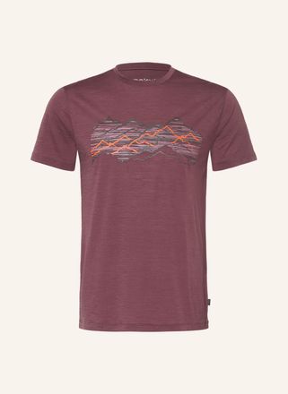 Meru Me&deg;Ru Funktionsshirt Kramfors Mit Merinowolle rot