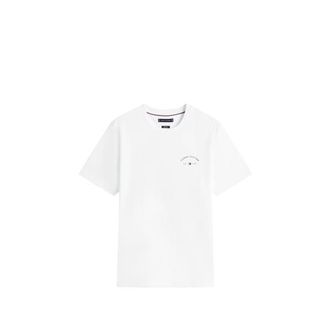 Tommy Hilfiger Baumwoll-T-Shirt in Weiß