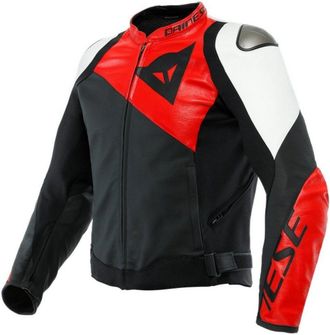 Dainese Motorradjacke Sportiva Motorrad Lederjacke Atmungsaktiv bel&uuml;ftet protektoren