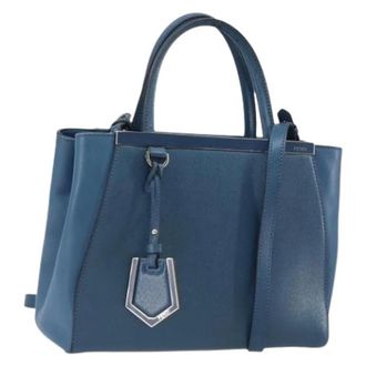 Fendi Sac &agrave; main en cuir vintage Pre-owned - Femme - Pre-owned - Bleu - Taille: ONE Size