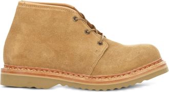 Our Legacy baskets en daim à lacets - Marron