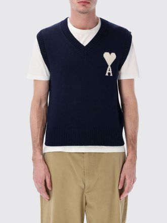 Ami Gilet Homme couleur Bleu