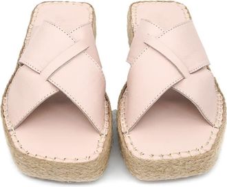 Bonateks Damen Frrbtrlky100124 Wedge Sandal, beige, 39 EU