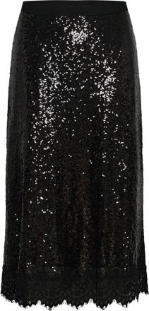 Cream Midirock - - Skirts - Damen - Schwarzk - M