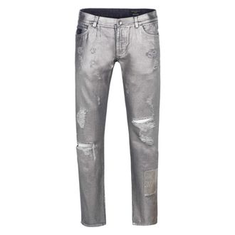 Dolce & Gabbana Slim-Fit Jeans - - Jeans - Herren - Grau - XS