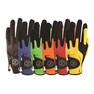 Zero Friction Herren Kompressions-Fit Synthetik Golfhandschuh Universal Fit Einheitsgr&ouml;&szlig;e Multipack (6 St&uuml;ck)