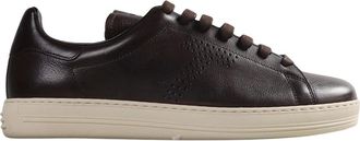 Tom Ford Homme, Chaussures, Brun, Taille: 45 EU Soft Supple Leather Warwick Baskets