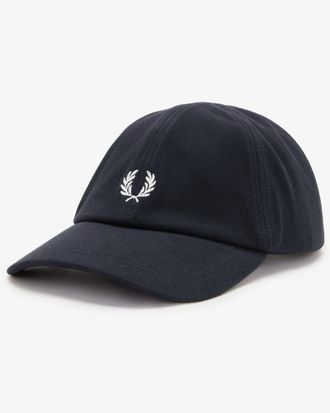 Fred Perry Cap aus einem Baumwoll-Piqu&eacute; mit Logo-Stickerei in