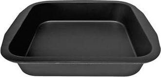 Zenker 7407 Moule à brownie, moule carré, moule à gâteau, Acier, Noir, 27 x 26 x 5 cm