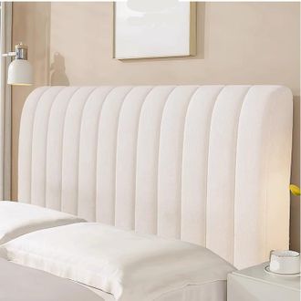 Generic Universell Verdicken Kopfteilbezug &Uuml;berzug F&uuml;r 120/150/180/200/220cm, Gesteppt Einfarbig Baumwolle Bettkopfteil Bezug Waschbar Betthusse, All-Inclusiv