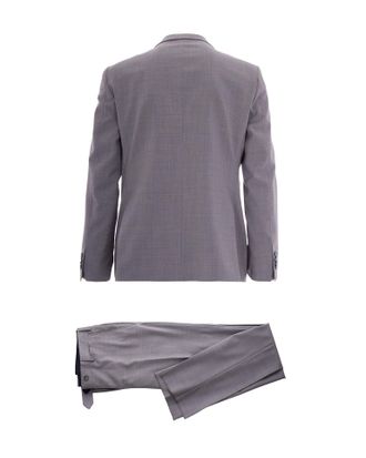 L.B.M. 1911 Mens Suit Single-Breasted Pearl Grey Virgin Wool Suits