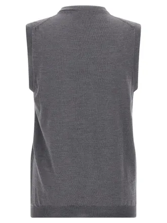 Zanone Flexwool Vest - Charcoal