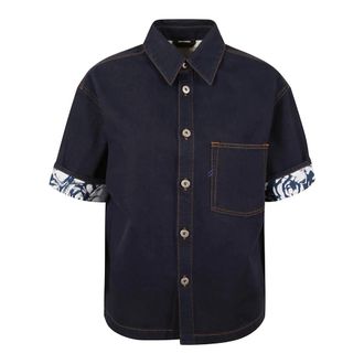 Burberry Femme, Blouses et Chemises, Bleu, Taille: 40 FR S24-Pro-D17 WW Shirt