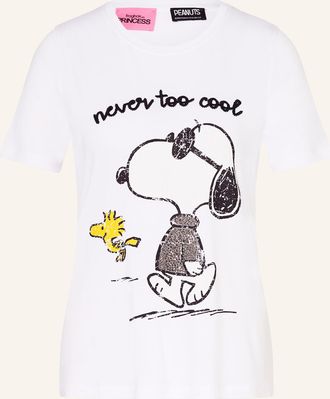 Frog Box Frogbox T-Shirt Mit Schmucksteinen weiss