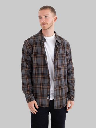 Hurley Hurley Axe Flannel Hemd grey