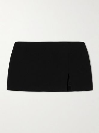 Acne Studios Minirock Aus Cr&ecirc;pe - Schwarz