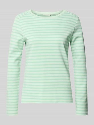 Tom Tailor Denim Regular Fit Langarmshirt aus reiner Baumwolle