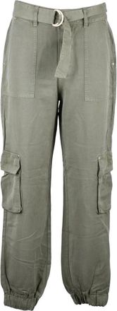 Guess Femme, Pantalons, Vert, Taille: W28 Cargo Pantalons