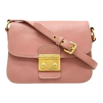 Miu Miu Pre-owned Pochette Sac bandouli&egrave;re - Femme - Pre-owned - Rose - Taille: ONE Size