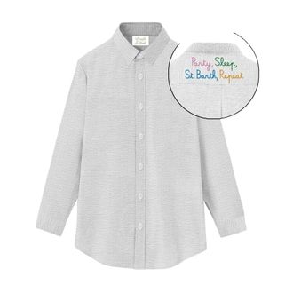 MC2 Saint Barth Femme, Blouses et Chemises, Gris, Taille: 40 FR Brigitte Shirt