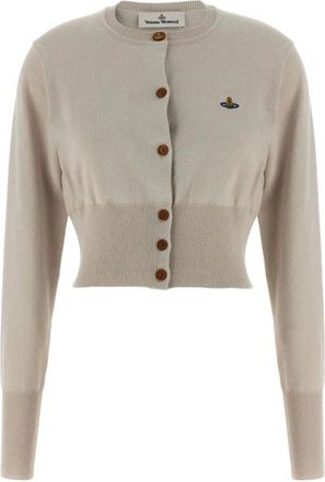 Vivienne Westwood Femme, Pulls, Beige, Taille: 40 FR Bea Cropped Cardi