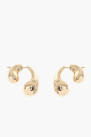 Bottega Veneta Golden Effect Drop Effect Earrings size One Size