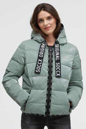 soccx Winterjacke mit elastischem Saumabschluss