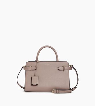 Le Tanneur Sac &agrave; main moyen mod&egrave;le Emilie en cuir grain&eacute;