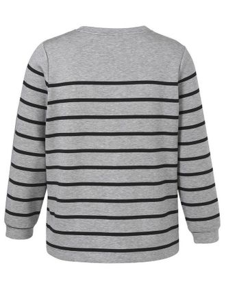 Via Appia Due Sweatshirt (1-tlg) mit Streifen und Schmuck-Motiven, gro&szlig;e Gr&ouml;&szlig;en