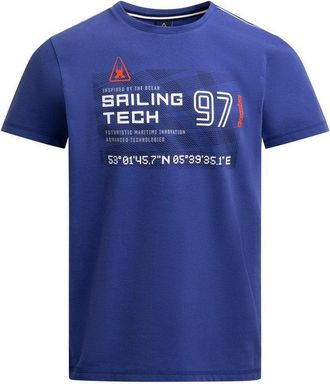 Gaastra Rundhalsshirt mit Kontrastn&auml;hten