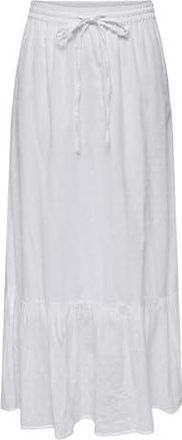 Only Ankel Skirt WVN Onlmiley Deffie DOB Jupe pour Femme, Cloud Dancer