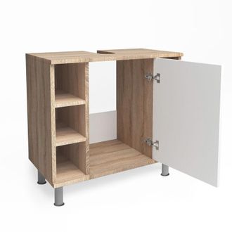 Vicco Meuble sous vasque simple Fynn, Sonoma, 60 x 54 cm