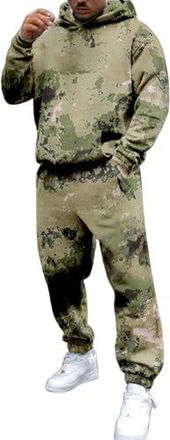 Generic Surv&ecirc;tement de jogging pour homme - Ensemble d&eacute;contract&eacute; et tendance - Imprim&eacute; 3D - Manches longues - Pour la marche, la course &agrave; pied, la randonn&eacute;e, 