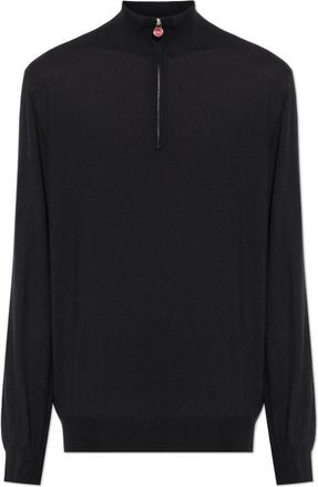 Kiton Pull &agrave; col roul&eacute; en cachemire - Homme - Pulls - Noir - Taille: XL
