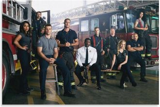 Generic Chicago Fire Poster TV Sehow Collection Home Decor Poster Wandkunst Hängender Bild Druck Dekorative Malerei Poster 30 x 45 cm