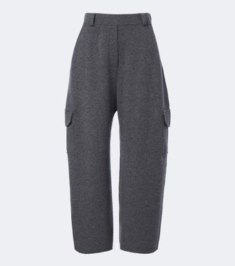 Lisa Yang Barrel-Leg-Hose Azaria aus Kaschmir
