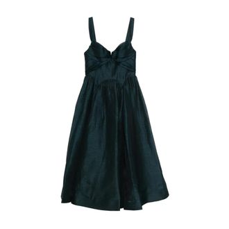 Zimmermann Femme, Robes, Vert, Taille: 40 FR Rebellion Drape Midi Dress