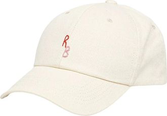 Ruslan Baginskiy Casquette de baseball en coton - Femme - Accessoires - Beige - Taille: ONE Size