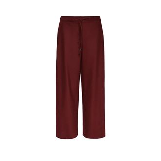 Max Mara Wide Hosen - - Trousers - Damen - Rot - S