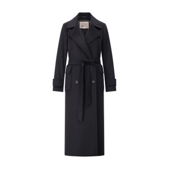 Cinzia Rocca Langer Mantel aus Kaschmir