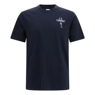 C.P. Company C.p. Company, Homme, Tops, Bleu, Taille: XS T-Chemises