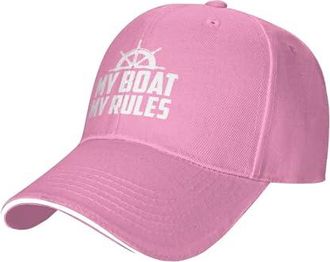 Generic Chapeau De Baseball Mon Bateau, Mes R&egrave;gles Chapeau De Sport R&eacute;glable Anti-Soleil Casquette D&Eacute;t&eacute;, pour Les Loisirs, La Course, Femmes, 55-59cm